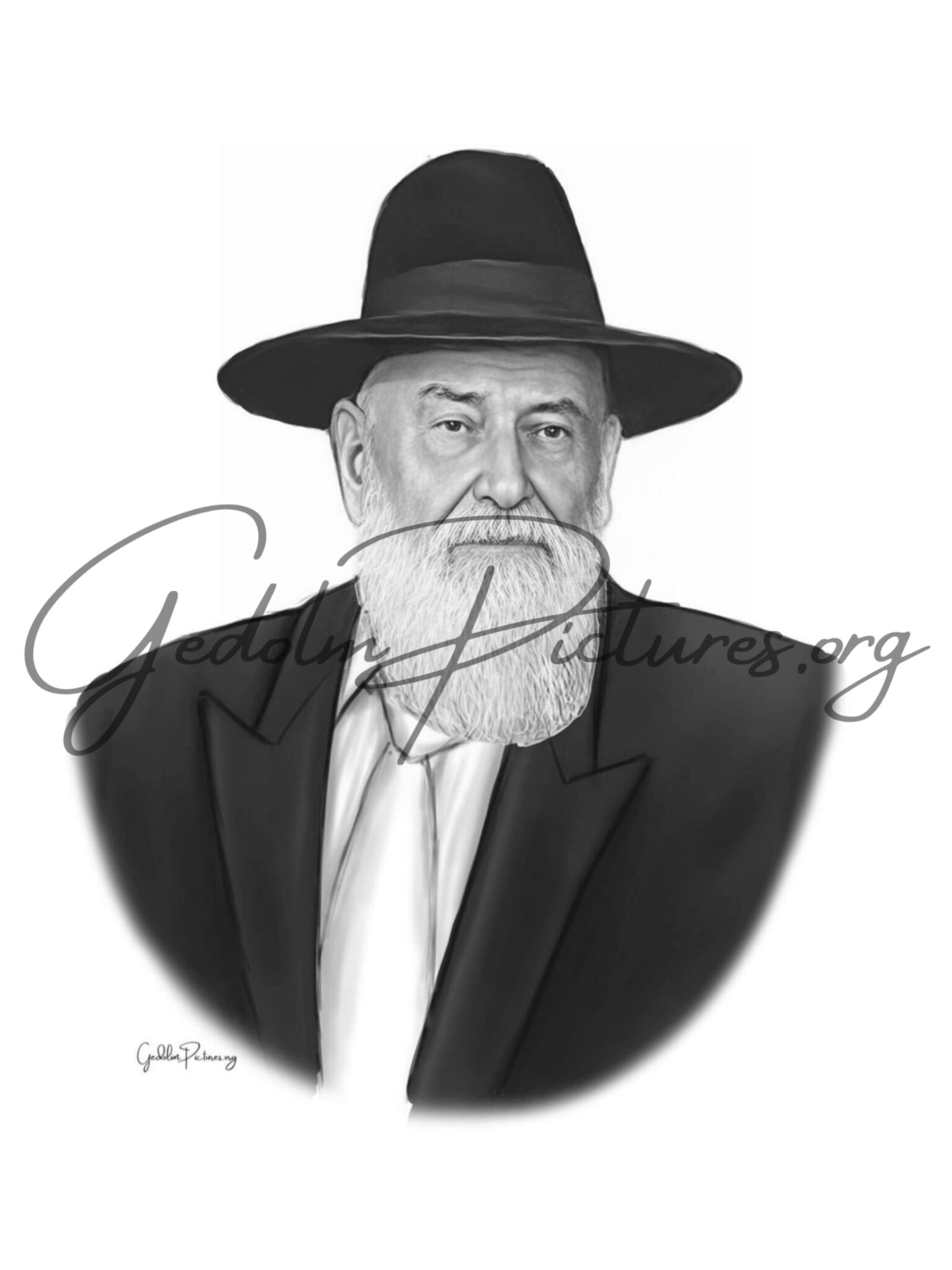Chacham Harari Raful Shlita - Premium Gedolim Portrait for Download ...