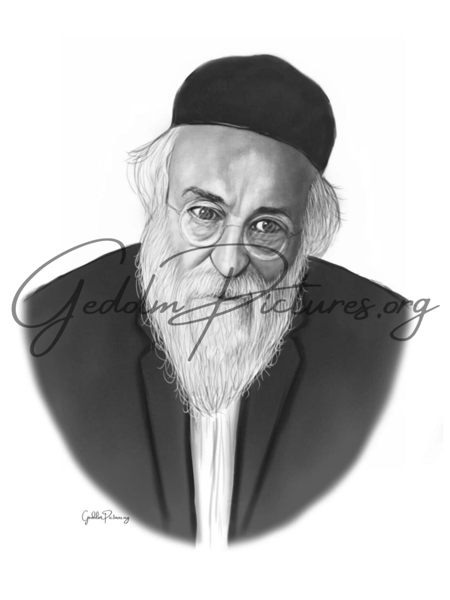 Reb Chaim Soloveitchik , Reb Chaim Brisker - Premium Gedolim Portrait ...