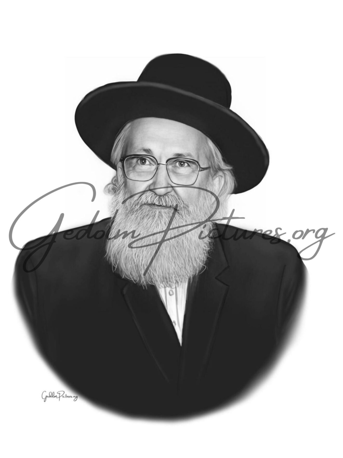 The Nesivos Shalom - Premium Gedolim Portrait for Download ...