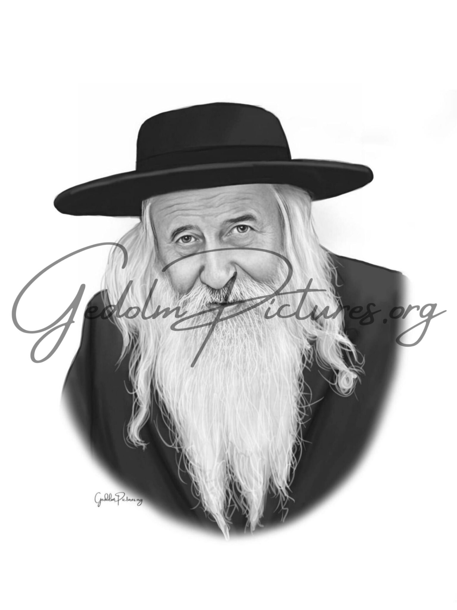 The Tosher Rebbe ZTL - Premium Gedolim Portrait for Download ...