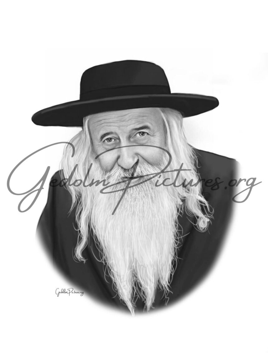 The Tosher Rebbe ZTL - Premium Gedolim Portrait for Download ...