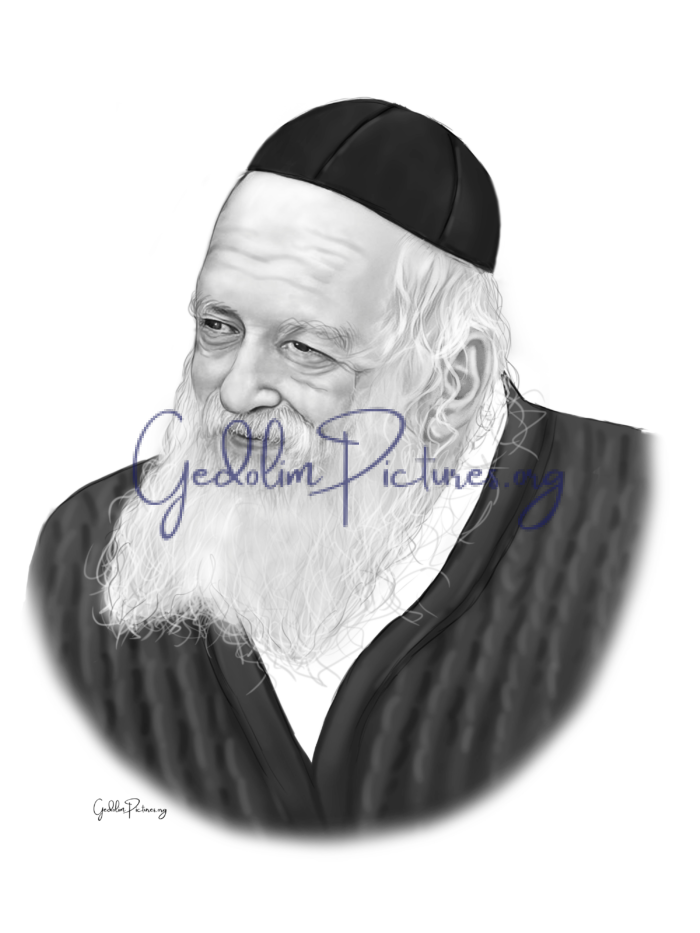 Reb Chaim Kanievsky ZTL - Premium Gedolim Portrait for Download ...