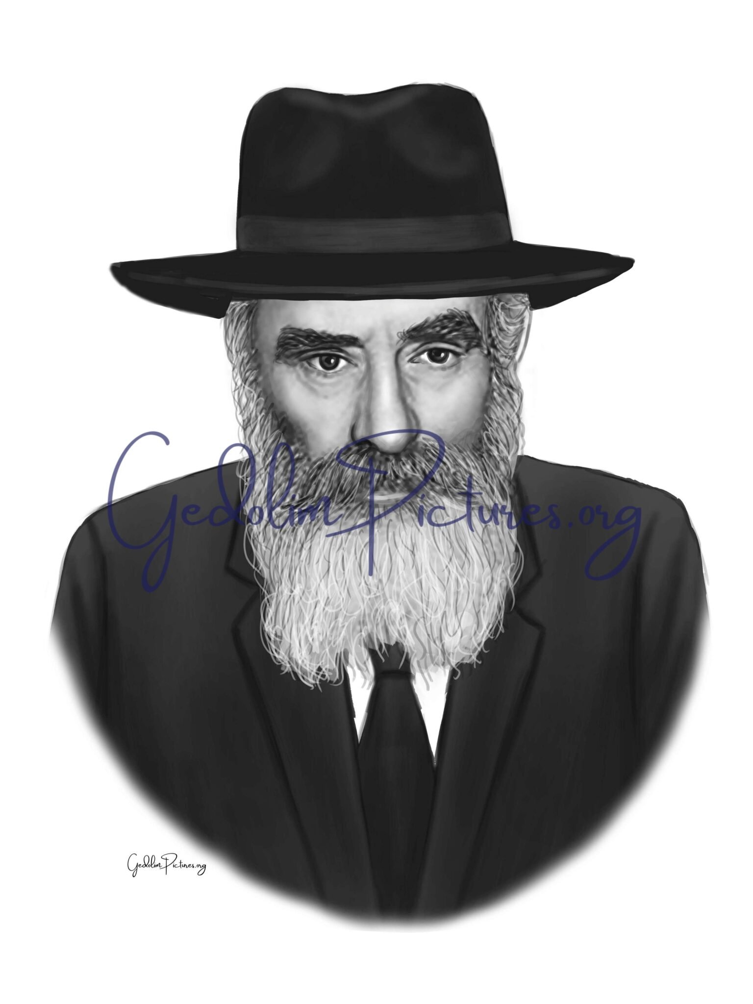 Reb Chatzkel Levenstein - Premium Gedolim Portrait for Download ...