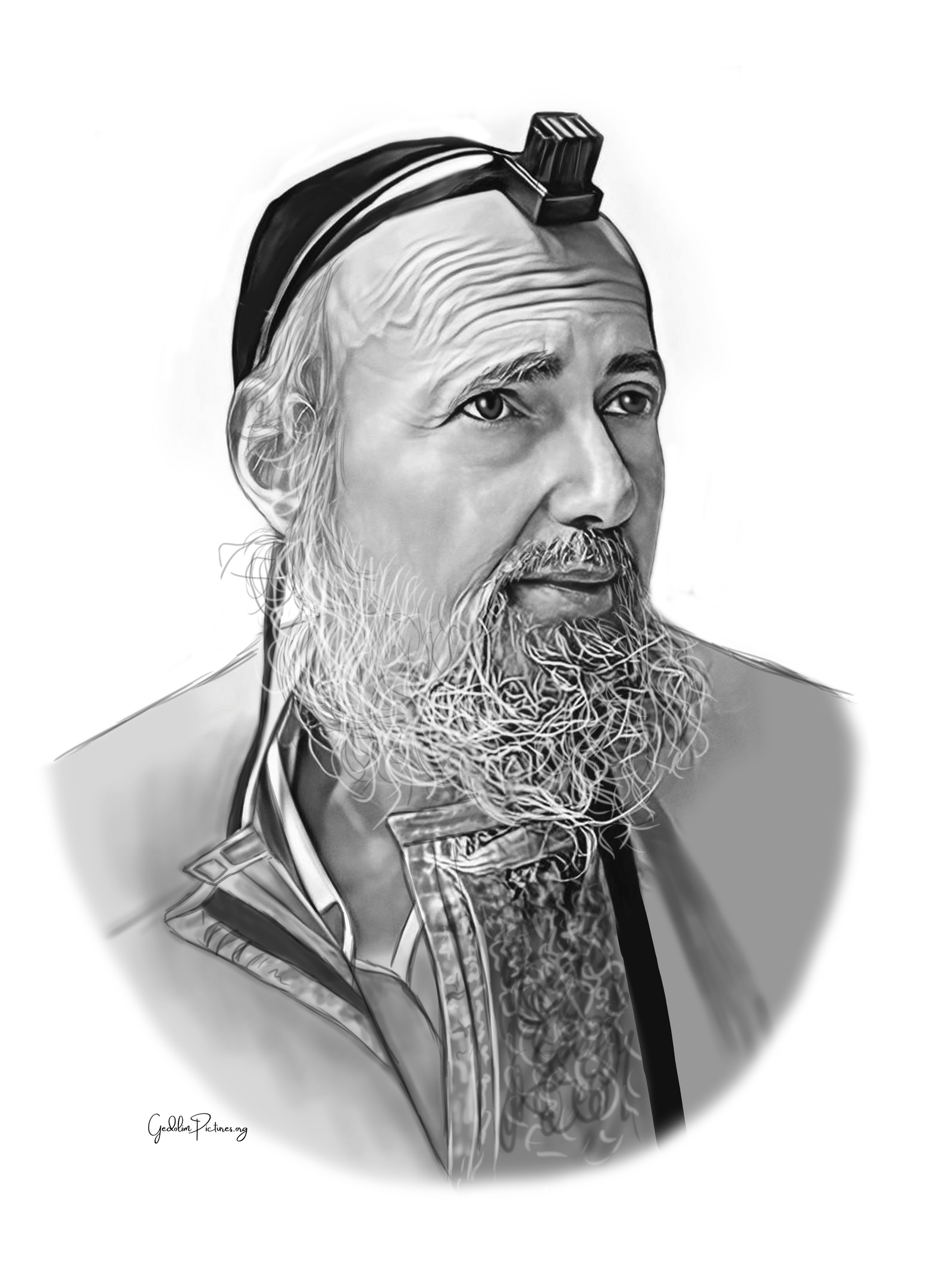 Reb Dov Kook Portrait ZTL - Premium Gedolim Portrait for Download ...