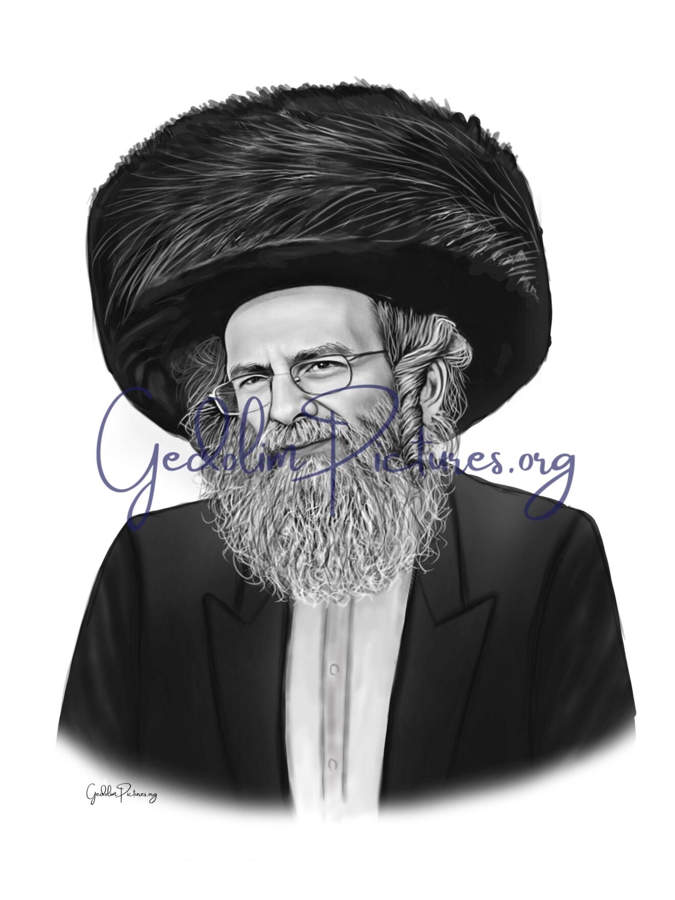 Reb Meilech Biderman Shlita - Premium Gedolim Portrait for Download ...
