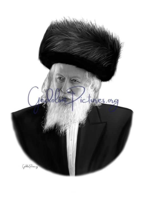 Gerrer Rebbe Shlita - Premium Gedolim Portrait for Download ...