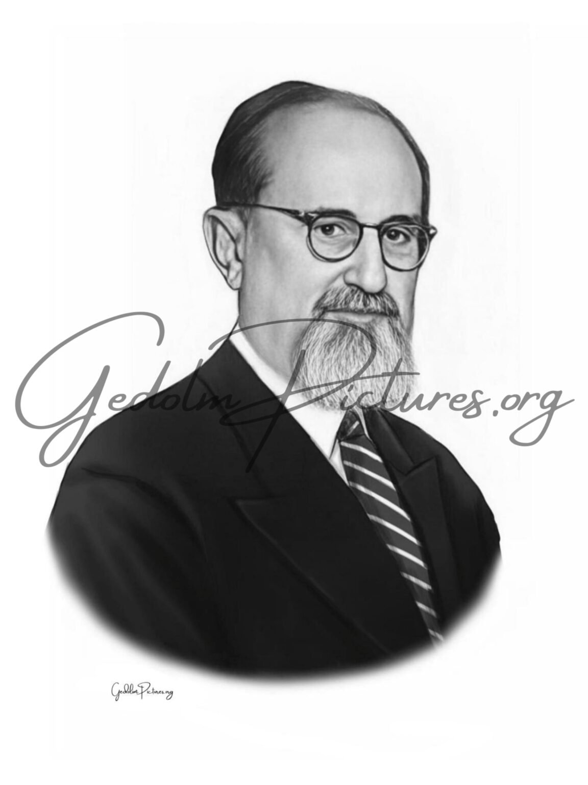 Rabbi Joseph B. Soloveitchik ZT"L - Premium Gedolim Picture for ...