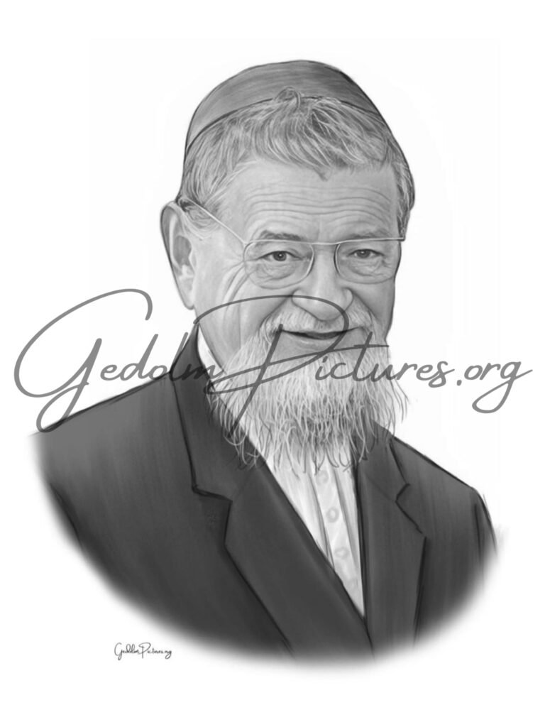 Reb Mordechai Gifter ZT"L - Premium Gedolim Picture for Download ...
